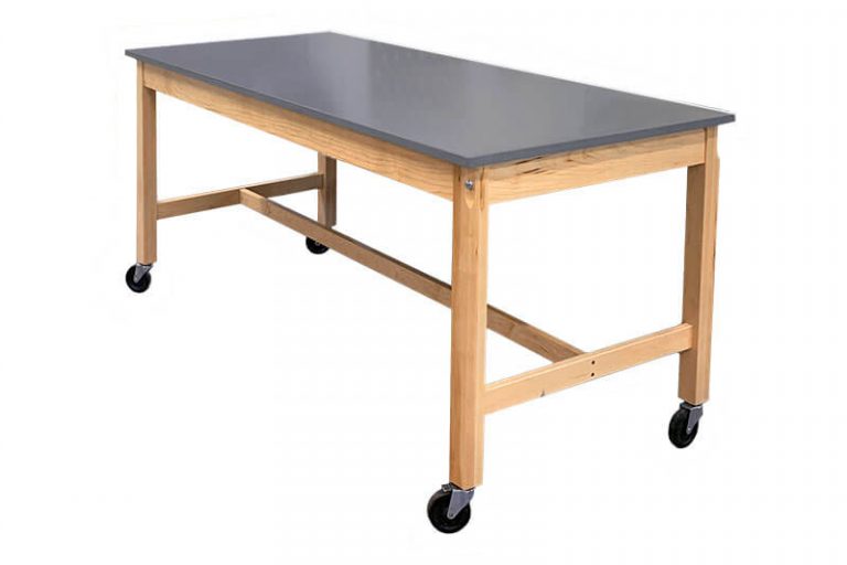 Wood Base Lab Tables | Educational Products | Longo Labs